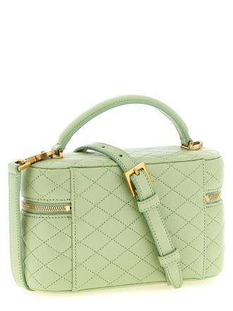 Saint Laurent Womens Bicolor Lamb Leather Handbag Bag