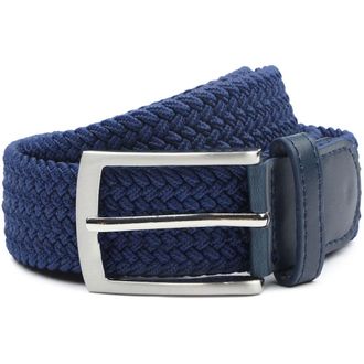 Suitable Ceinture tissée Marine