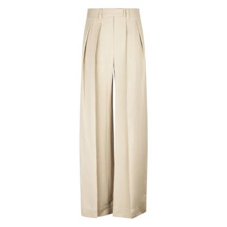 Brunello Cucinelli Brunello Cucinelli Hose - - Trousers - Damen - Beige - XS