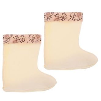 Garneck Doublures Chaudes Amovibles pour Bottes de Pluie Femmes Chaussettes Thermiques &Eacute;paisses en Tissu Imperm&eacute;able Taille 40 Protection Hiver pour Activit&eacute;s