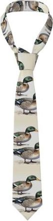 Generic Cravate Photo De Canards Colverts Cravates Polyvalente Cravate Homme Pour Scolaires Affaires Travail