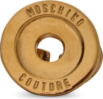 Moschino Bague Circulaire - Femme - Accessoires - Jaune - Taille: ONE Size