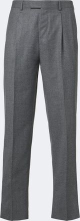 Ermenegildo Zegna Straight Hose aus Wollflanell