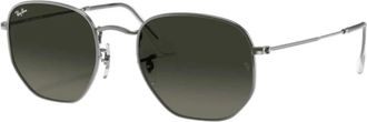 Ray-Ban unisex, Accessoires, Gris, Taille: 51 MM Hexagonal Lunettes de soleil