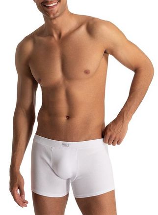 Bruno Banani Herren Unterw&auml;sche wei&szlig; Baumwolle & Mix unifarben