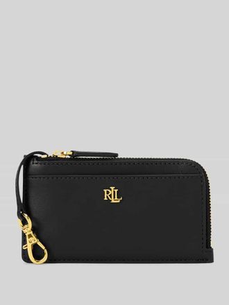 Lauren Ralph Lauren Portemonnaie f&uuml;r Kleingeld aus echtem Leder