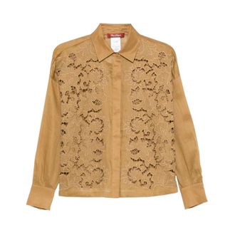 Max Mara Femme, Blouses et Chemises, Jaune, Taille: 34 FR Chemises