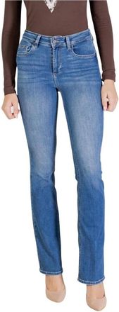 Liu Jo Femme, Jeans, Bleu, Taille: W26 L34 Jeans &agrave; poches avec fermeture &eacute;clair et bouton