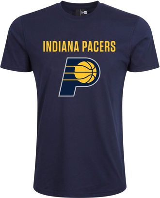 New Era NBA Indiana Pacers Team Logo T-Shirt - Blau