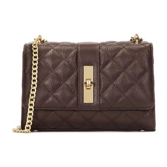 Kazar Gepolsterte braune Kettenhandtasche - - Bags - Damen - Braun - ONE SIZE