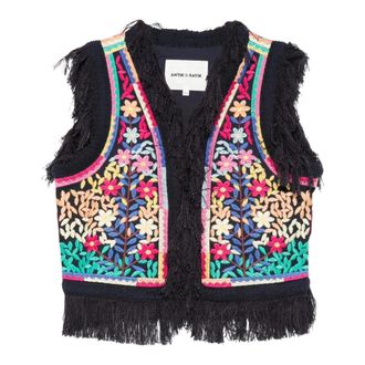 Antik Batik Rainbow Bestickte Weste - - Jackets - Damen - Mehrfarbig - M