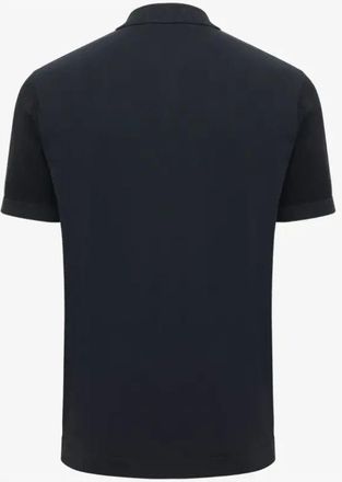 Genti Homme, Chemises, Bleu, Taille: XL Polo 8 Buttons SS