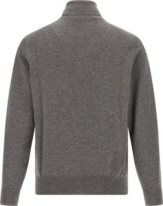 Brunello Cucinelli Cashmere Turtleneck Sweater - Grey