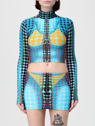 Jean Paul Gaultier Top JEAN PAUL GAULTIER Damen Farbe Blau