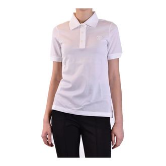 Burberry Klassisches Poloshirt - - Tops - Damen - Wei&szlig; - XS