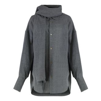 Darkpark Georgia Hemd - - Blouses & Shirts - Damen - Grau - S