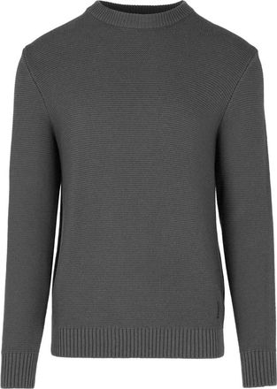 Bomboogie Homme, Pulls, Gris, Taille: L Pull Ras du Cou en Tricot C&ocirc;tel&eacute;