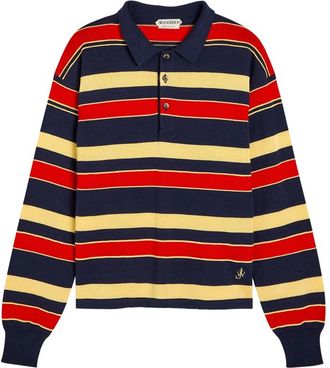 J.W.Anderson Striped-pattern Polo Top