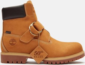Timberland x BEAMS Buckle Boot mit GORE-TEX-Membran f&uuml;r Herren in Gelb/Braun, Herren, Braun, Gr&ouml;&szlig;e