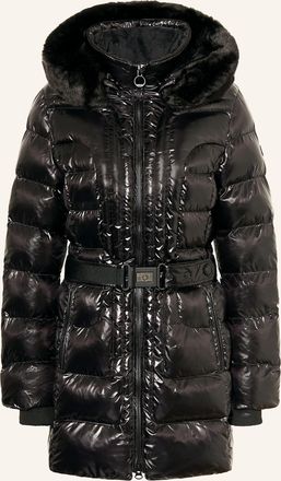 Wellensteyn Wellensteyn Steppjacke Beltique Mit Abnehmbarer Kapuze Und Kunstpelz schwarz