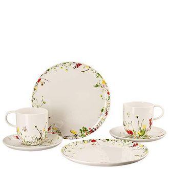Rosenthal Brillance Fleurs Sauvages Set 6-teilig Becher Coup