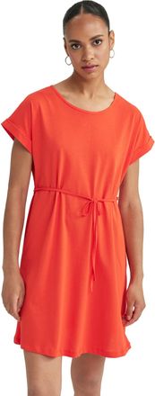DeFacto Damen B0655ax Casual Dress, D.orange, L EU
