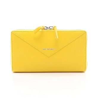 Balenciaga Pre-owned Paper Leather Long Zipped Wallet - - Pre-owned - Damen - Gelb - ONE SIZE
