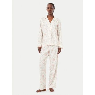 Lauren Ralph Lauren Pyjama ILN92535 Creme Regular Fit
