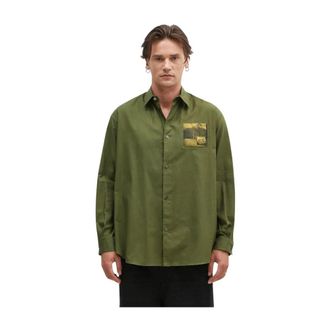 Undercover Relaxed Shirt - - Shirts - Herren - Gr&uuml;n - L