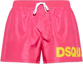 Dsquared2 Homme, Maillots de bain, Rose, Taille: M Logo Swim Shorts