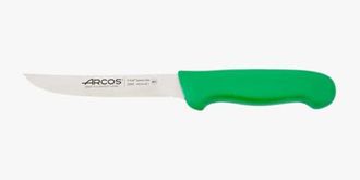 Arcos Couteau D&eacute;sosseur Professionnel 160 mm - Lame Acier Inoxydable Nitrum. Manche Ergonomique Polypropyl&egrave;ne. S&eacute;rie 2900. Couleur Vert