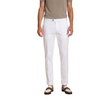 Mason's Homme, Pantalons, Blanc, Taille: 4XL Pantalon Chino New York