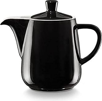 MELITTA Pozellankanne, Schwarz, 0,6 L Kanne