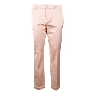 Guess Casual Stretch Viskose-Spandex-Hose - - Trousers - Damen - Rosa - L