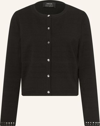 Marc Cain Strickjacke Mit Nieten schwarz