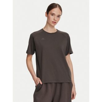 Kappa T-Shirt 34258QW Braun Regular Fit