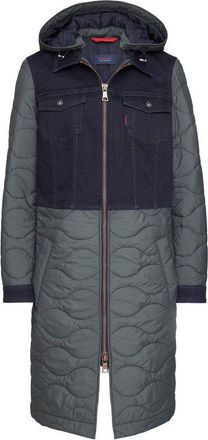 Paddock's Langjacke Denim Jacket Mix and Match Langjacke mit Kapuze