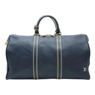 Louis Vuitton unisex, Pre-owned, Bleu, Taille: ONE Size Pre-owned Tobago Keepall 50 Boston Bag M95136