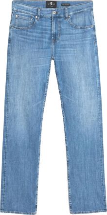 7 For All Mankind Herren Modern Straight Crossover Jeans, Light Blue, 34W EU