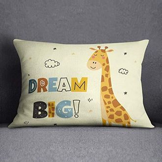 Bonamaison Le Jardin du Lin Kissenbezüge, Cotton, Multicolor, 35x50