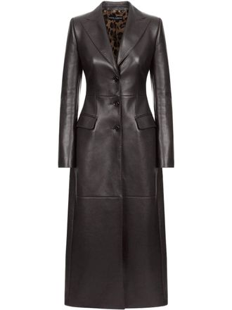 Dolce & Gabbana Mantel mit Kn&ouml;pfen - Schwarz