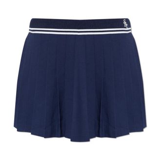 Sporty & Rich Faltenrock - - Skirts - Damen - Blau - M