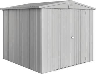 BIOHORT Ger&auml;tehaus BIOHORT Europa Gr. 4, verschiedene Farben, silber, metallic, Ger&auml;teh&auml;user, Stahl, Qualit&auml;ts-Ger&auml;teschuppen aus Metall