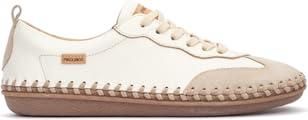 Pikolinos Baskets en Cuir pour Hommes Paterna U9B, Pointure:42 EU, La Couleur:Blanc