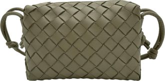 Bottega Veneta Crossbody Bags - Bottega Veneta Mini Loop - Travertine - Gr. unisize - in Gr&uuml;n - f&uuml;r Damen