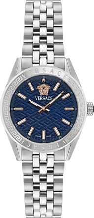 Versace Uhr - Quarz Analog Uhr Timeless.v-Code (Wc-8I) - Gr. unisize - in Silber - für Damen
