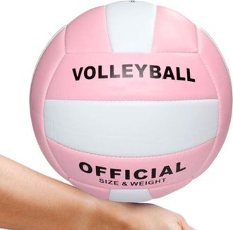 Generico Offizieller Beachvolleyball, Gr&ouml;&szlig;e 5, mit gepolsterter PU-Abdeckung f&uuml;r mehr Haltbarkeit, Strandball f&uuml;r Training, ideal f&uuml;r Teamtraining, Turniere, F