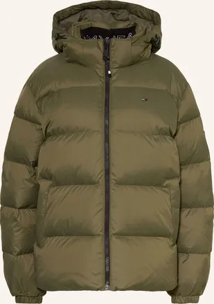 Tommy Jeans Daunenjacke Mit Abnehmbarer Kapuze gruen