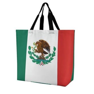 Generic Drapeau Du Mexique Sac A Main Femmes R&eacute;utilisable Sacs Grand Sac Courses Pour Travail Voyage Universit&eacute;