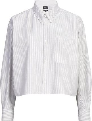 A.P.C. Chemise courte en coton